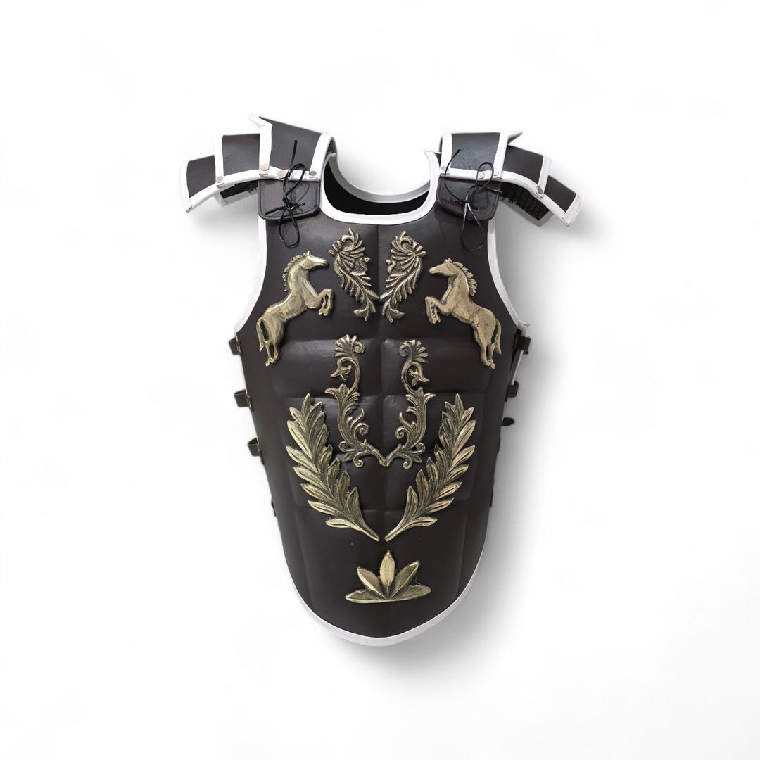 Medieval Knight Chest Plate Armor Leather Chest Plate Jacket Roman ...