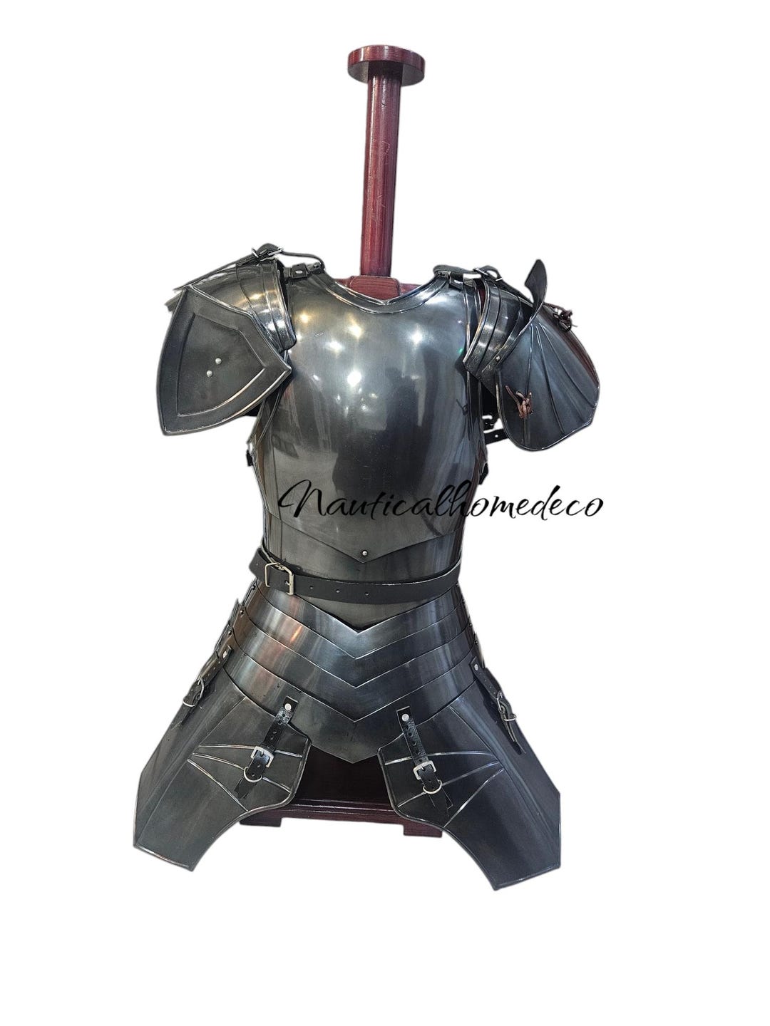 Medieval Knight Female Fantasy Half Body Armor Chest Plate Roman ...