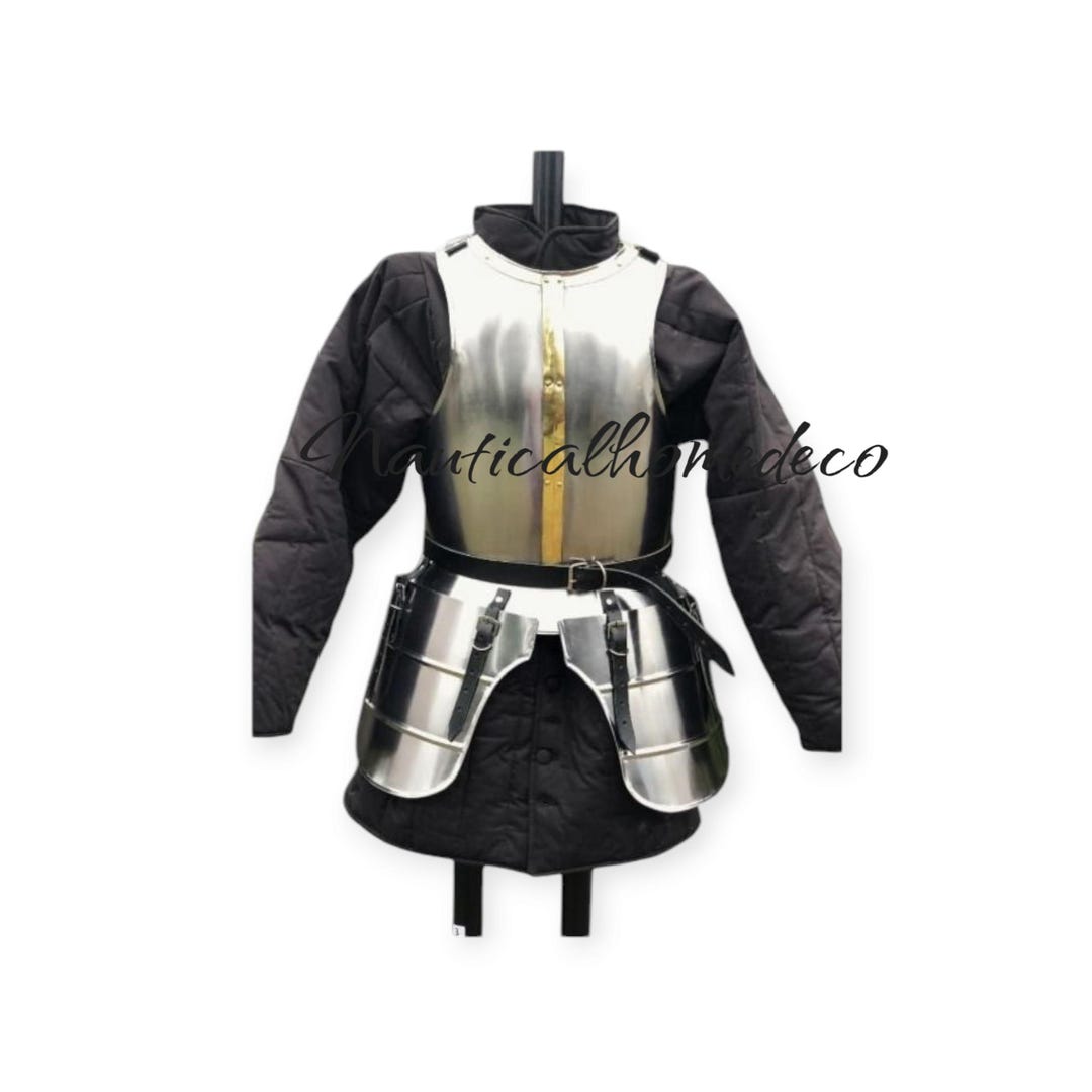 Medieval Knight Armor Chest Plate Armor & Tassets - Roman Cuirass Body ...