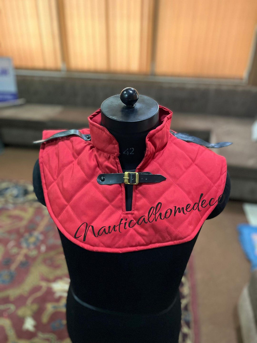Medieval Padded Collar Gorget Quilted Neck Protection for Under Armor ...