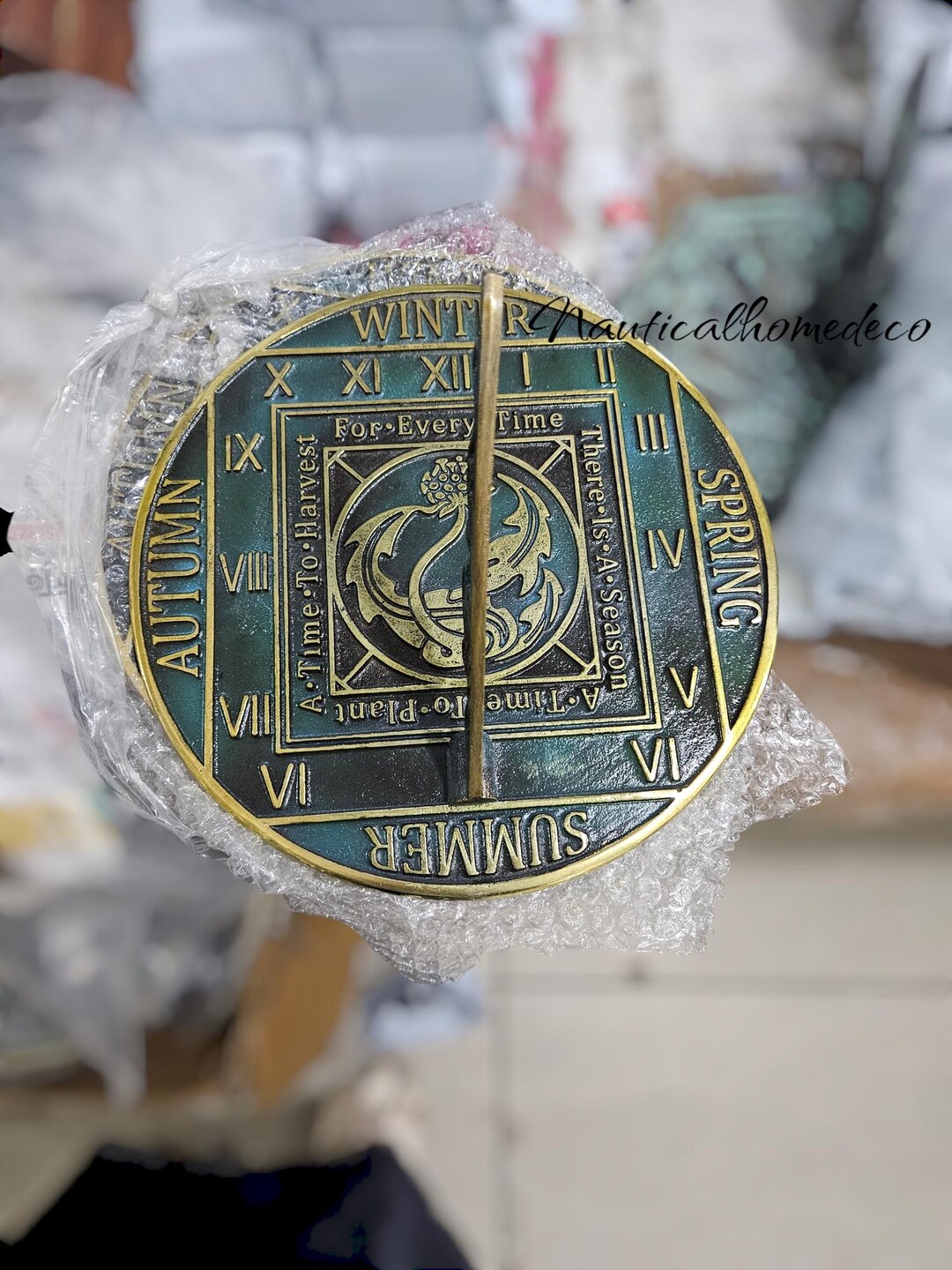 Garden Sundial Season Cycle Sundial for Couples Birthday Christmas New ...