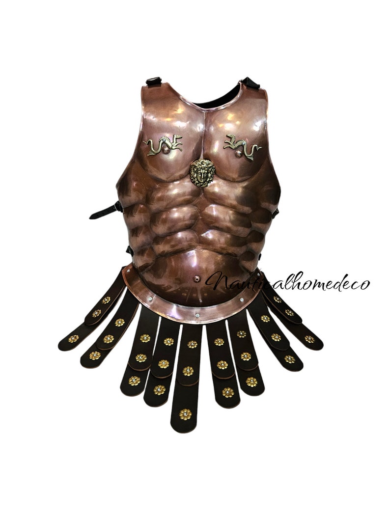 Spartan Muscle Armor Breastplate Helmet Leg Guard Arm Guard & Shield ...