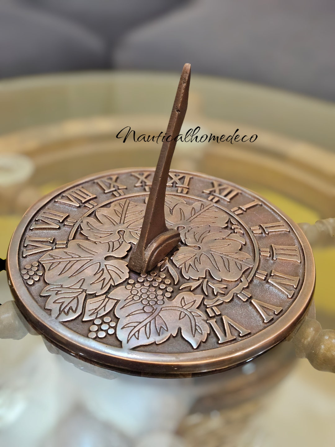 Engraved Garden Sundial Home & Garden Decor Perfect Gift for ...