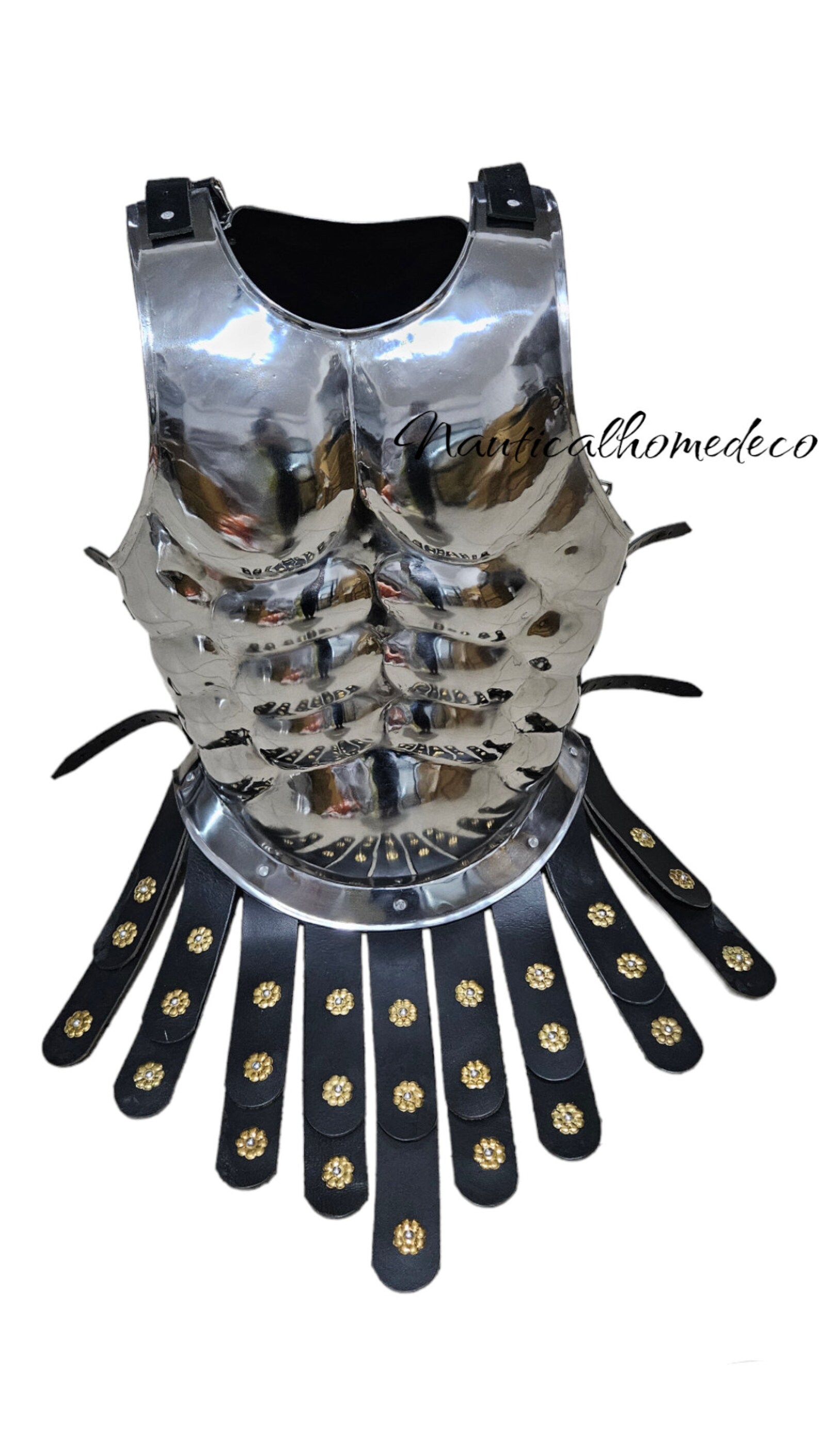 Medieval Roman Muscle Armor Breast Plate With Leather Belt, Roman ...