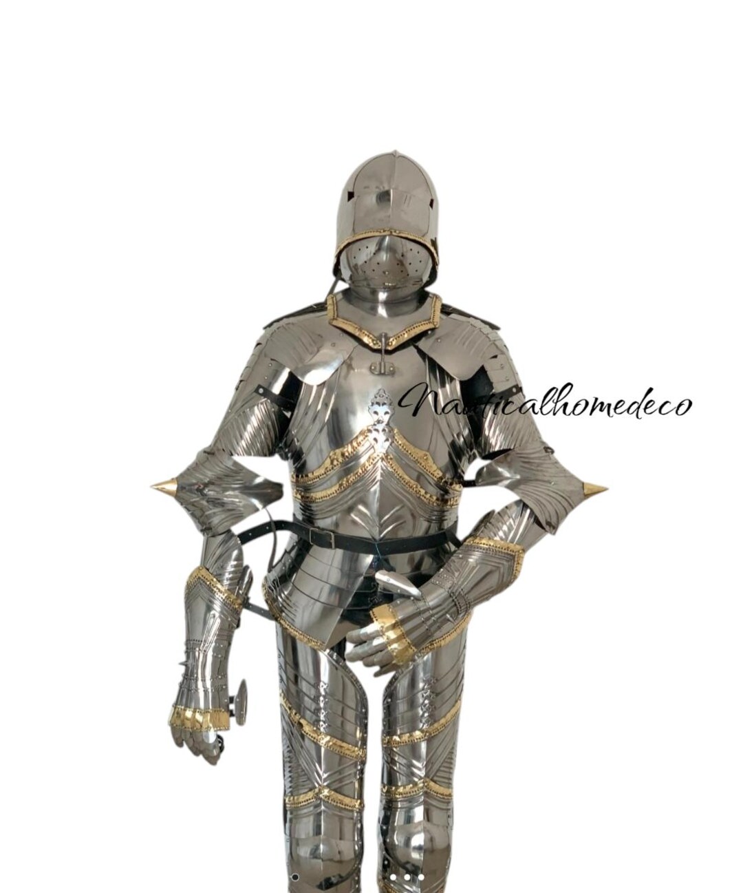 Medieval German Gothic Armor Suit – Wearable Knight Full Body Armor for ...