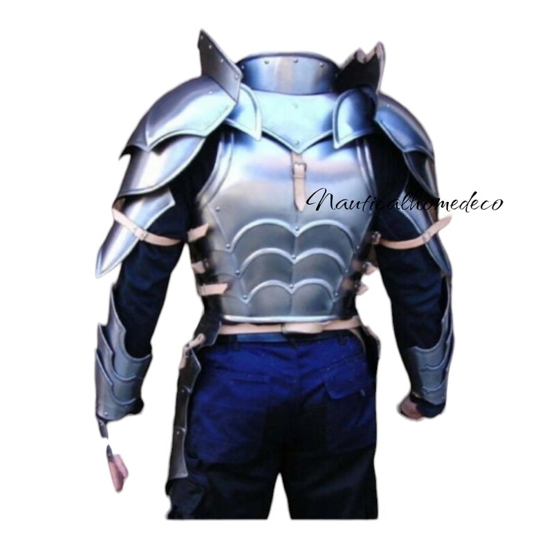 Medieval Knight Armor Chest Plate Armor, Pauldrons, Arm Bracers ...