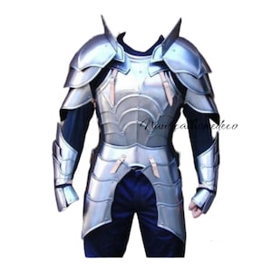 Medieval Knight Armor Chest Plate Pauldrons Arm Bracers & Tassets Roman ...