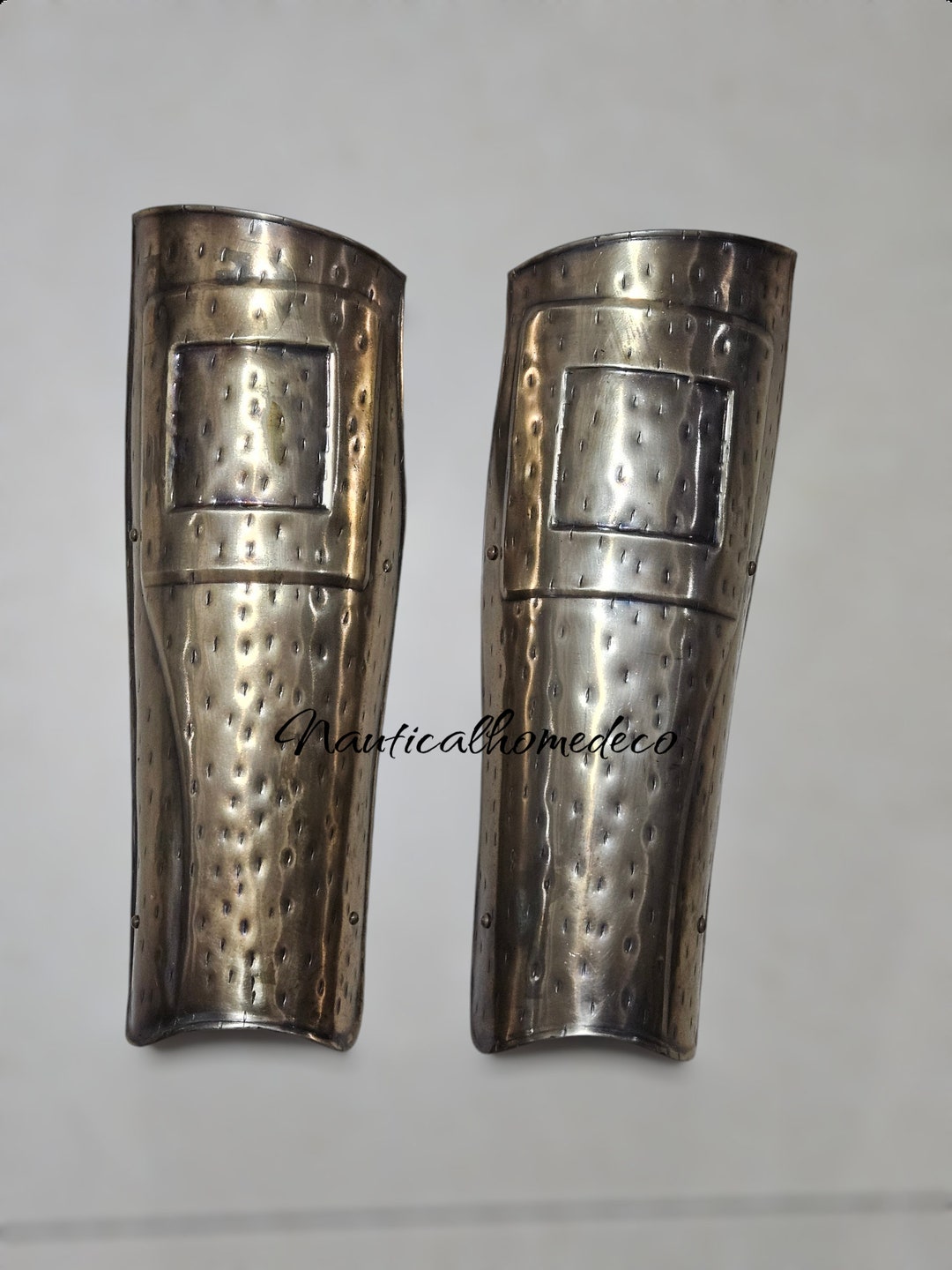 Medieval Knight Gothic Leg Guard Armor Set Spartan Greaves for SCA LARP ...