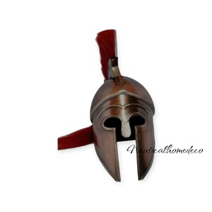 Medieval Greek Corinthian Spartan Warrior Helmet - Copper Antique ...