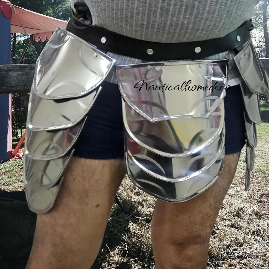 Medieval Knight Steel Tasset Leather Belt Roman Cuirass Gothic Armor ...