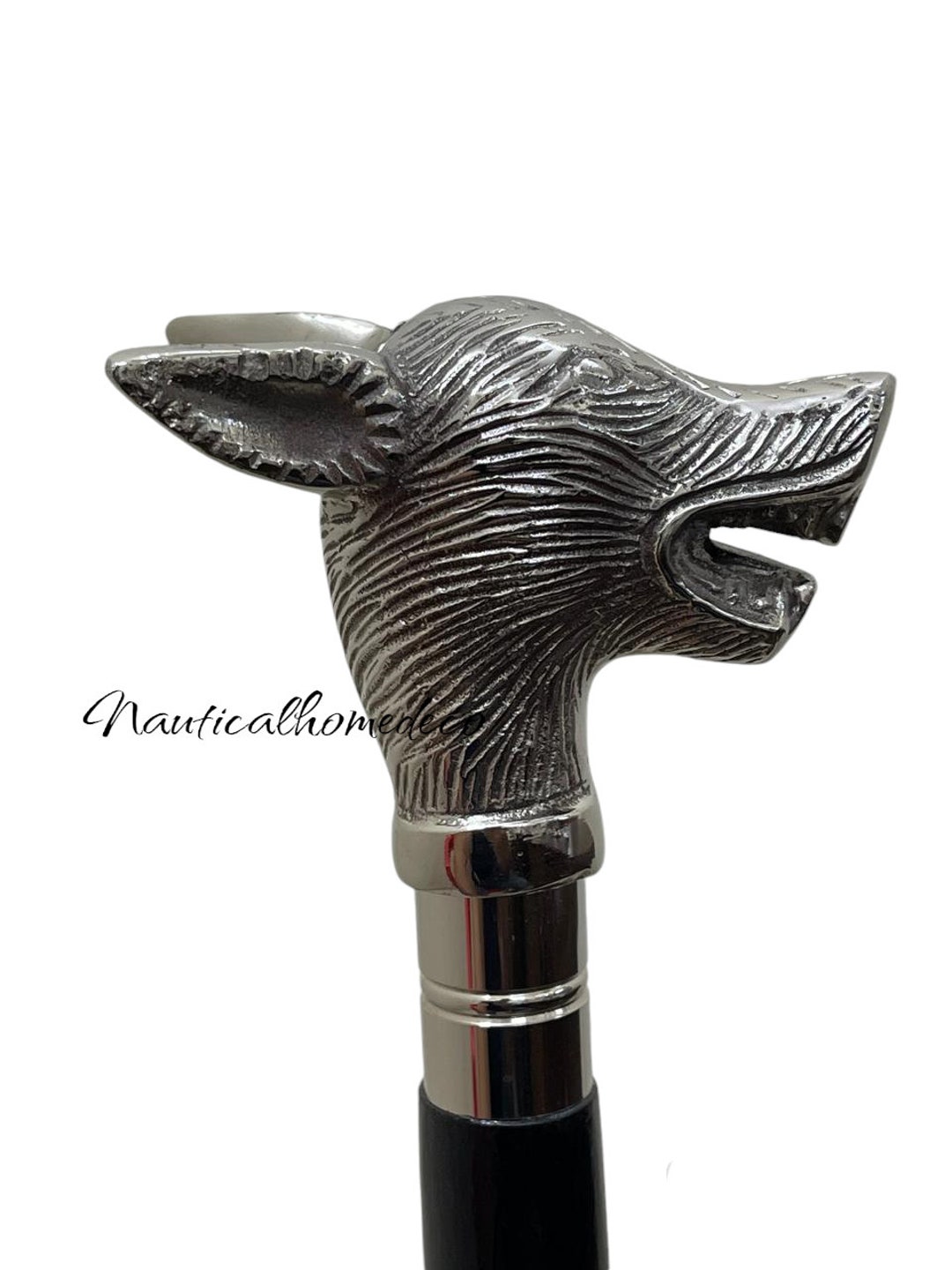 Walking Cane for Men - Wooden Walking Stick - Wood Carved Walking Cane ...