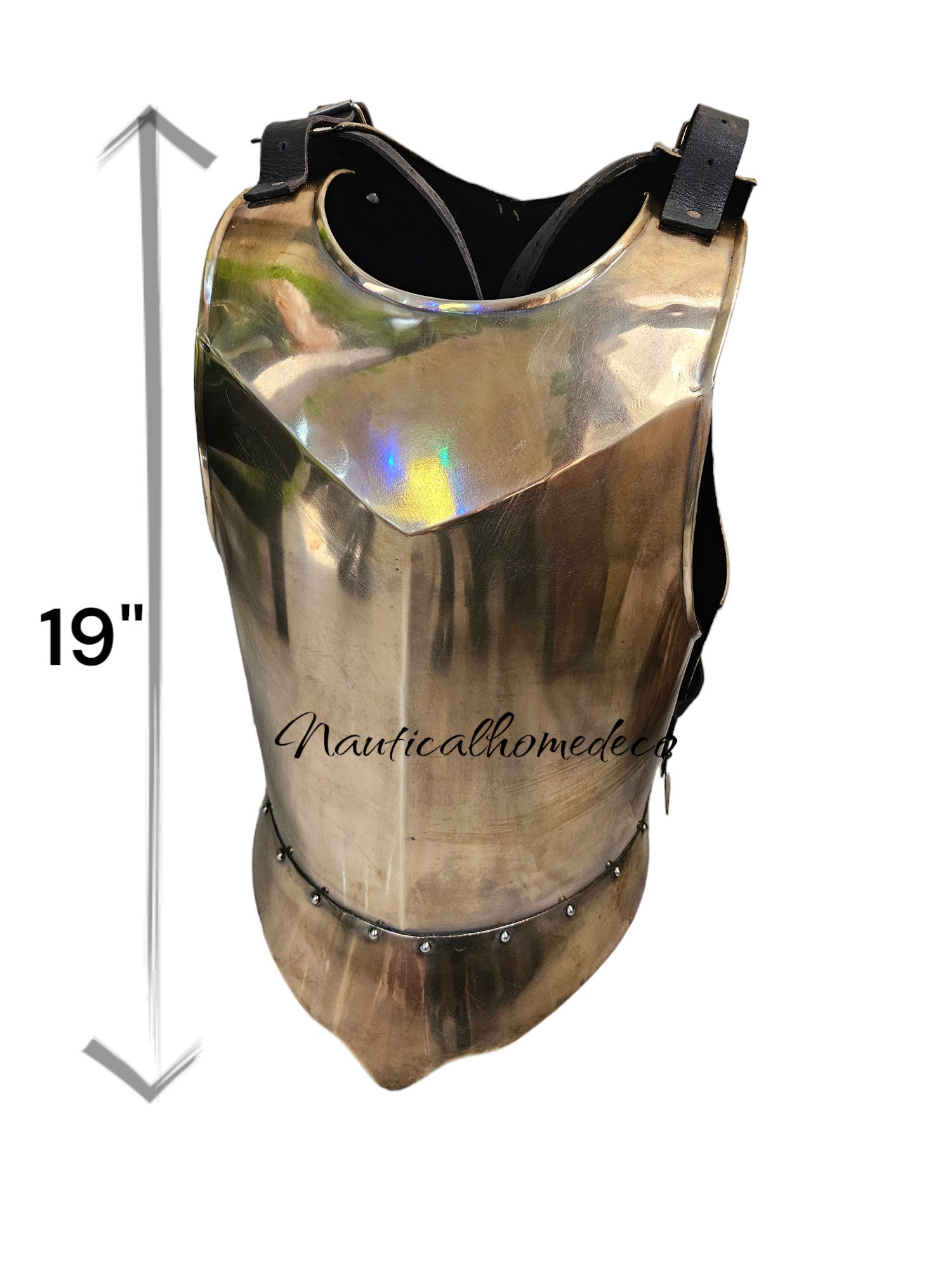 Medieval Knight Muscle Armor Chest Plate & Pauldrons Roman Cuirass ...