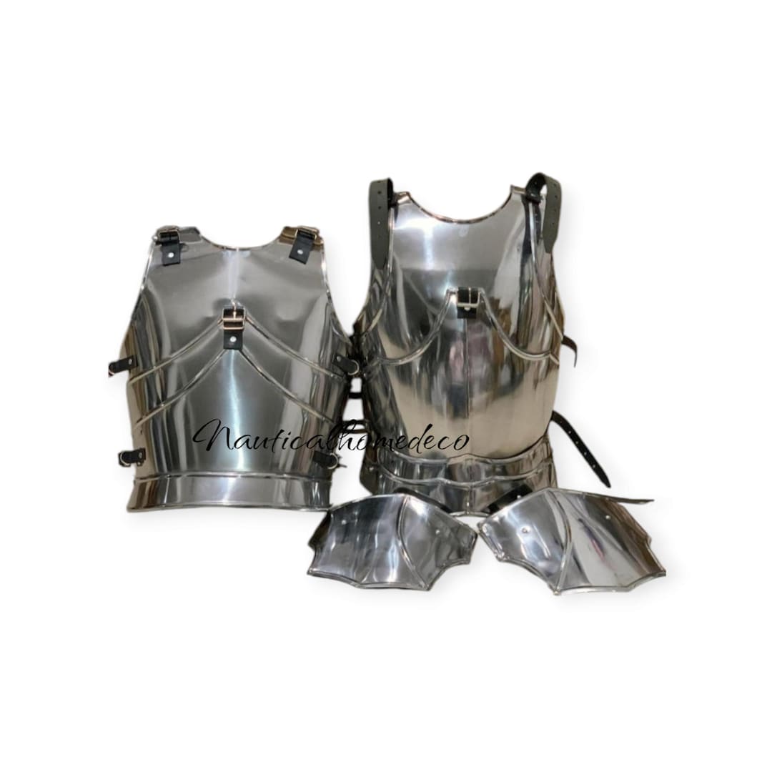 Medieval Knight Armor Chest Plate Armor & Tassets - Roman Cuirass Armor ...