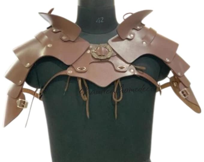 Knight Brave Female Armor ~ Gorget Pouldron Armor Suit ~ Female Costume ...