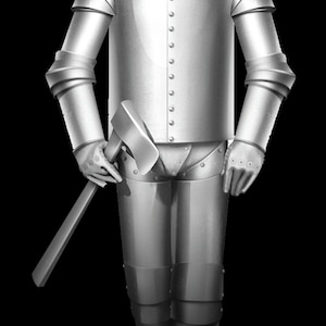 Customized Wizard of Oz Tin Man's Full Body Armor Medieval Full Body ...