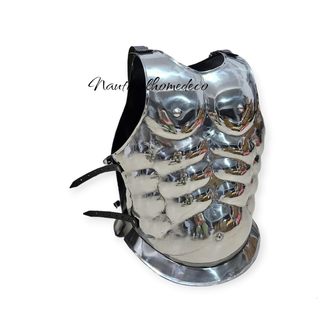 Medieval Knight Muscle Armor Chest Plate Roman Cuirass Breastplate ...