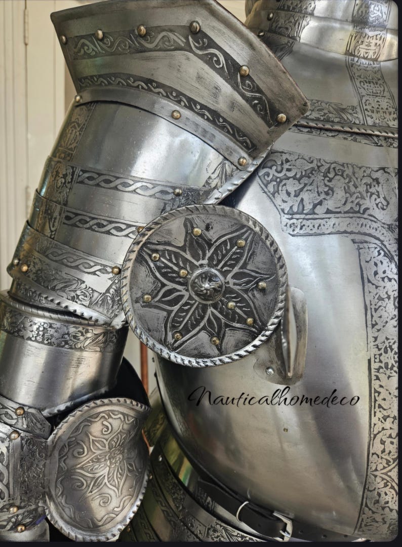 Medieval Knight European Style Armor Full Suit Body Armor Functional ...