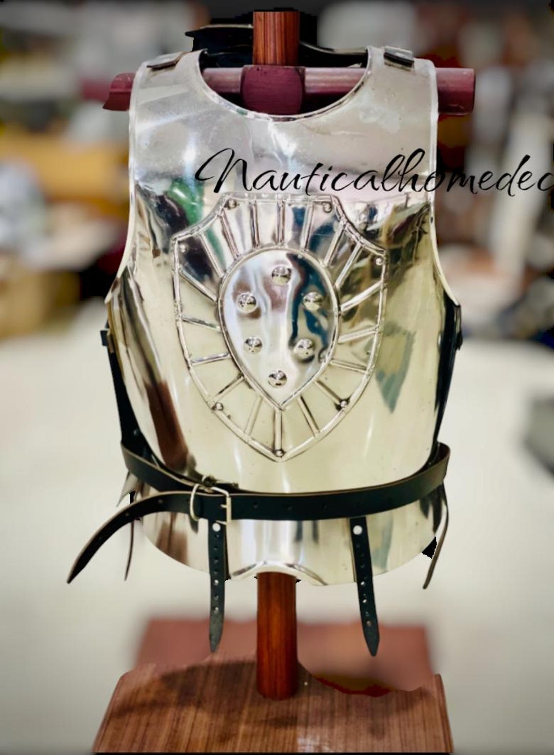 Medieval Knight Templar Chestplate Cuirass Fantasy Armor Roman Cuirass ...
