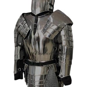 Medieval Knight Suit of Armor Full Body Steel Cosplay Armor LARP SCA ...