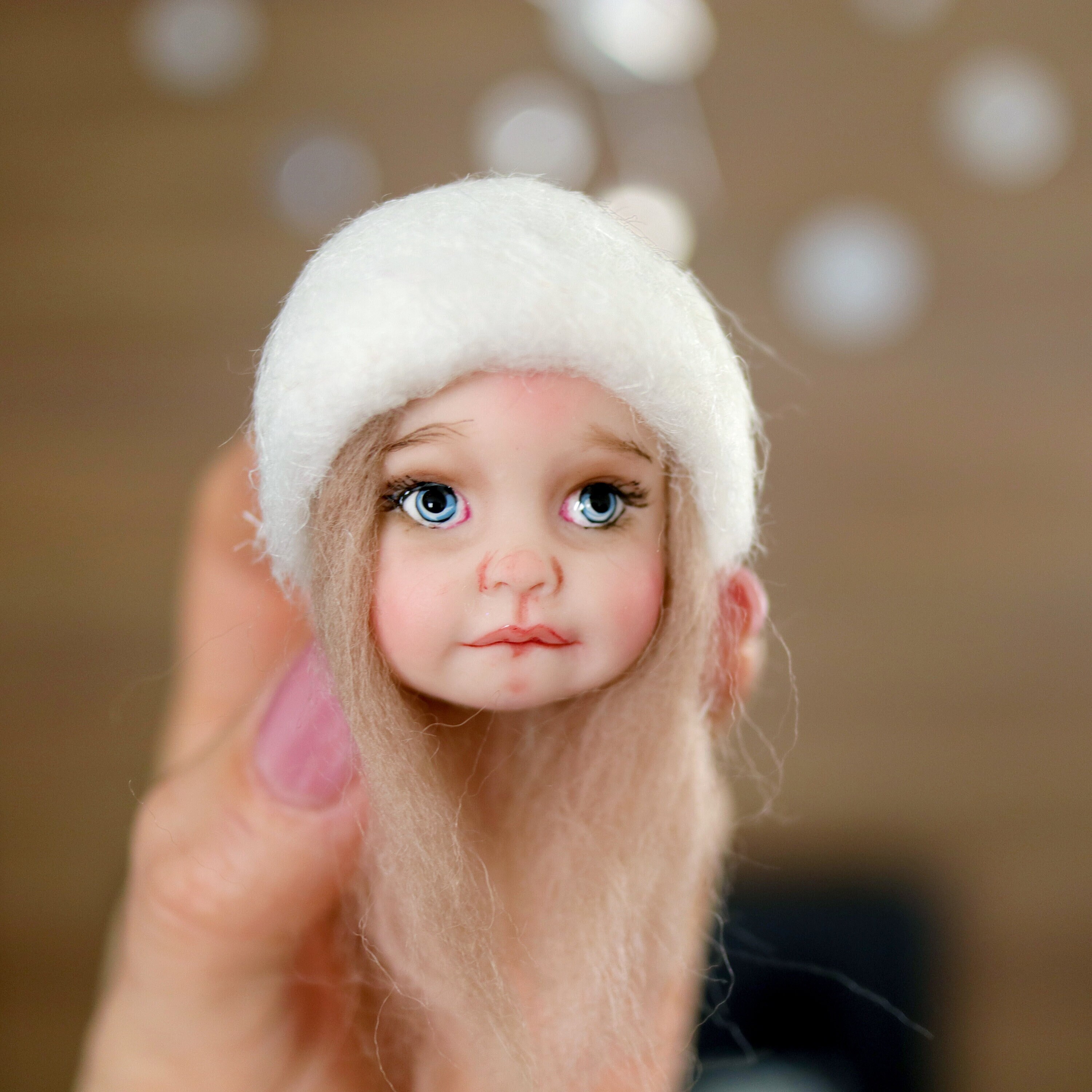 Doll Faces for Making Teddy Doll. Sculptural Parts of the Doll’s Body ...