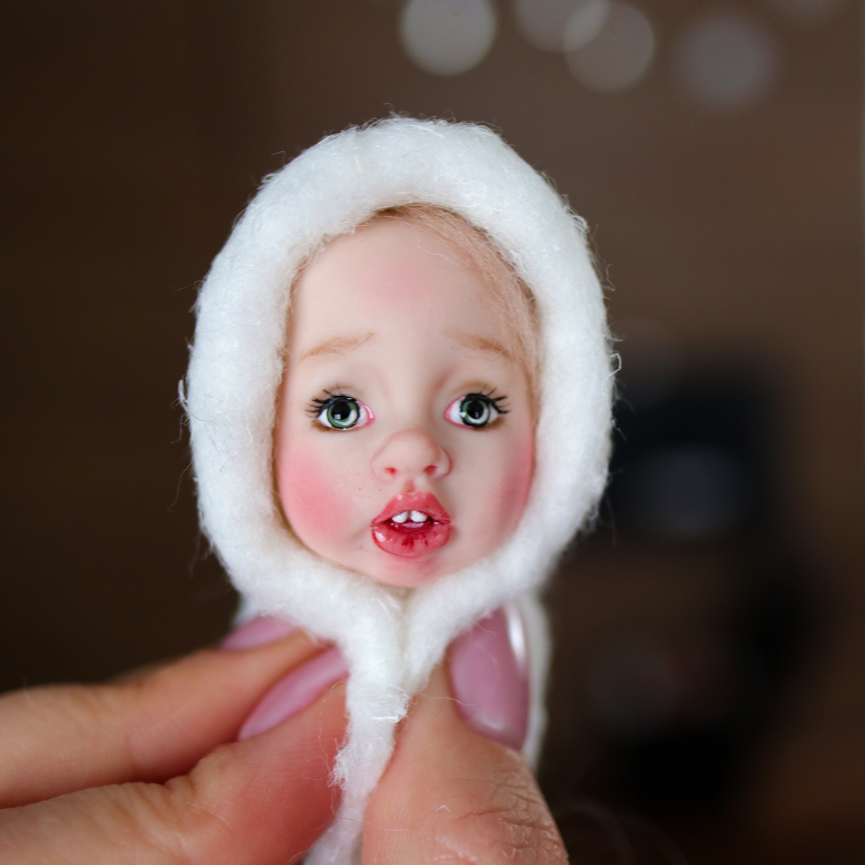 Doll Faces for Making Teddy Doll. Sculptural Parts of the Doll’s Body ...