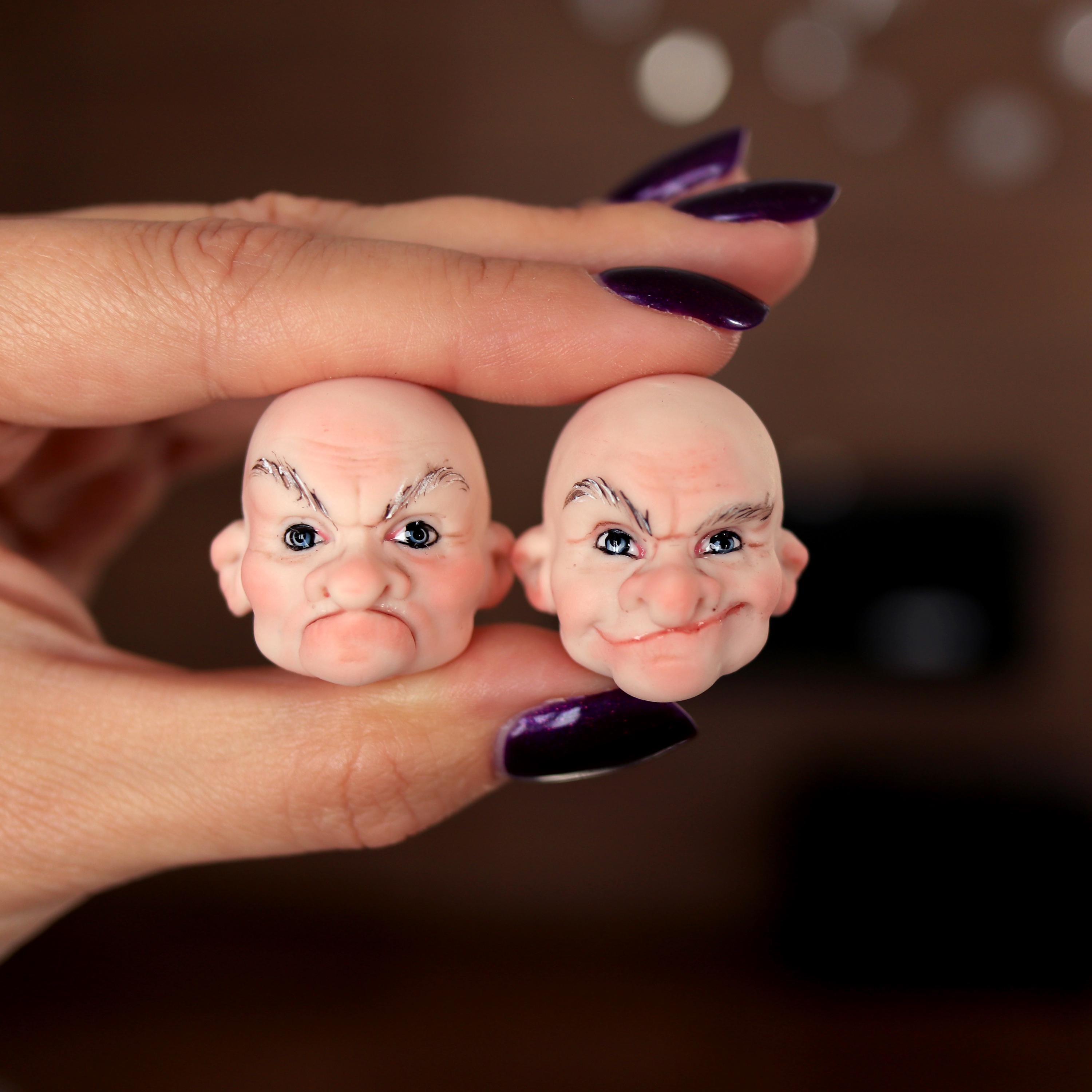 Doll Faces, Sculptural Parts of the Doll’s Body, Troll, Doll Head ...