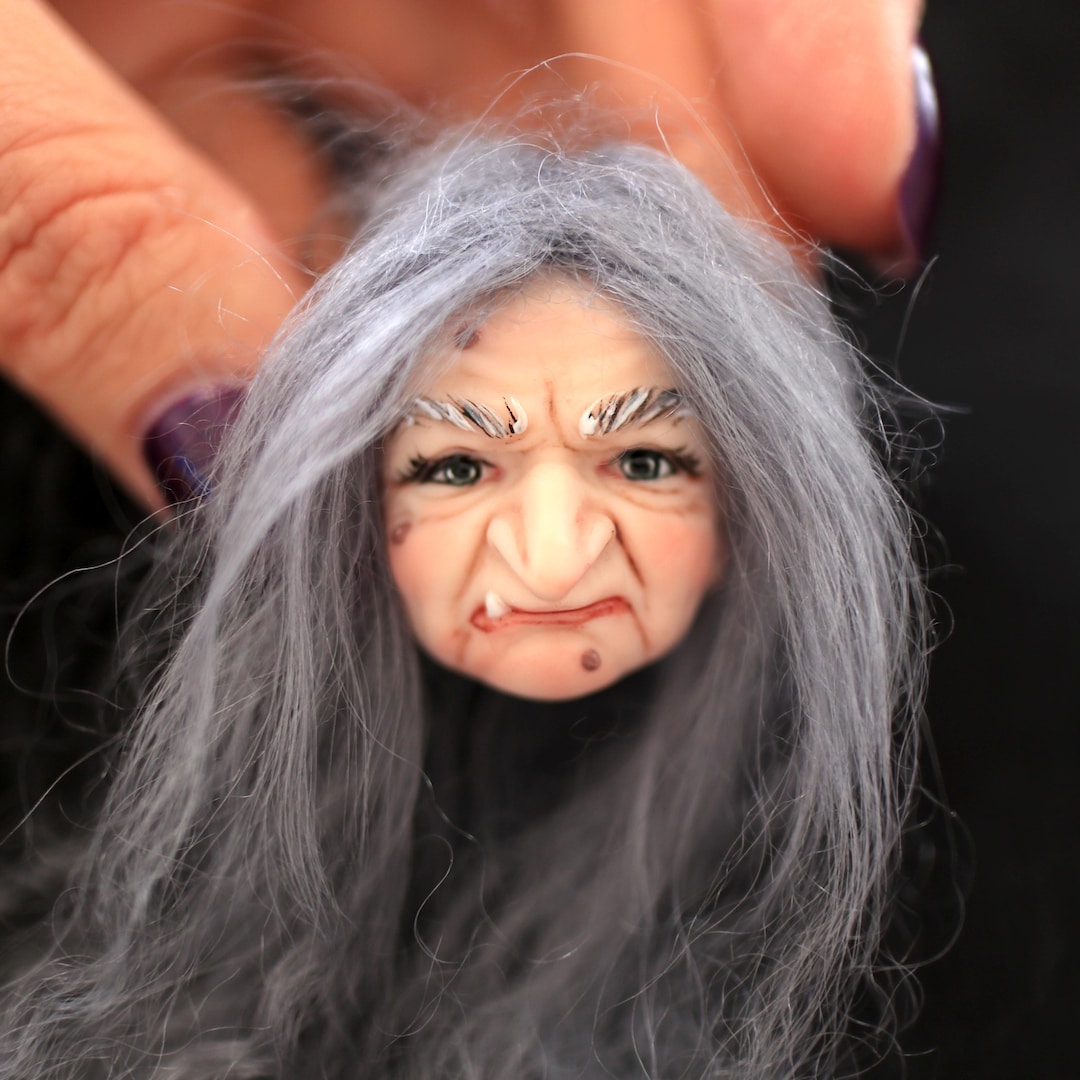 Doll Faces, Sculptural Parts of the Doll’s Body, Witch, Doll Head ...