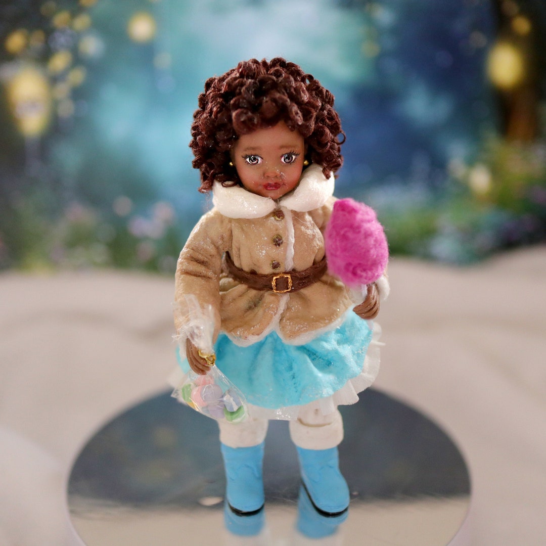 Cotton Wool Doll / Winter Baby / Christmas Ornament / Vintage Style ...
