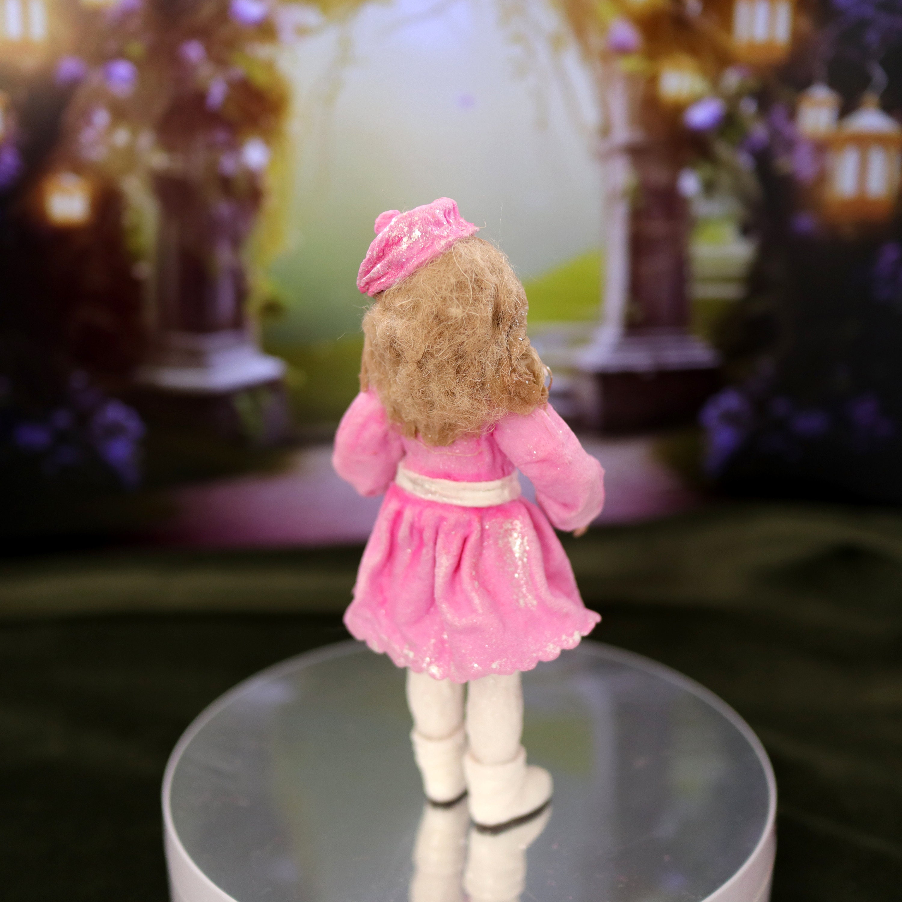 Cotton Wool Doll / Winter Baby / Christmas Ornament / Vintage Style ...