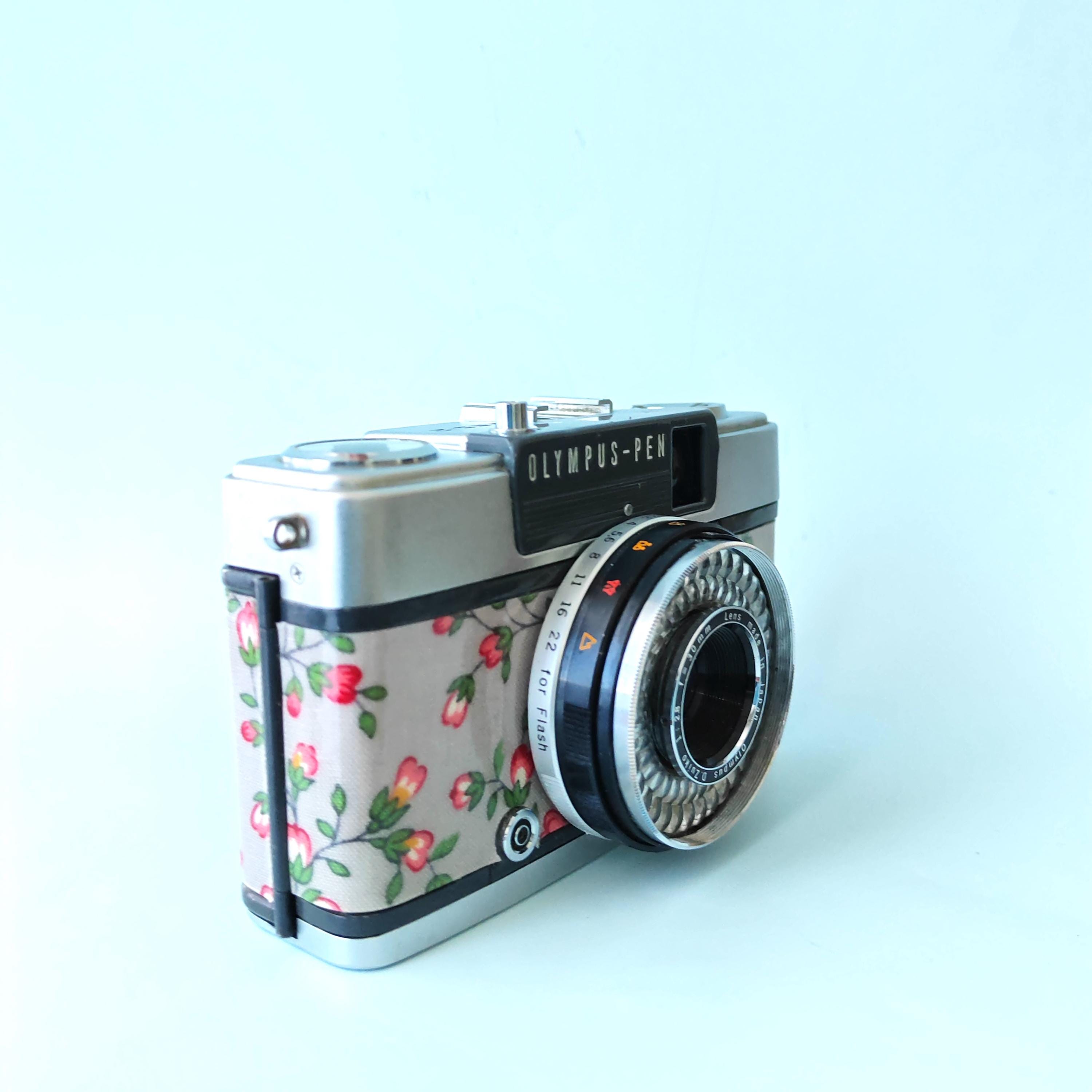 Olympus PEN EES-2: Floral Half Frame 35mm Film Camera, Refurbished and ...