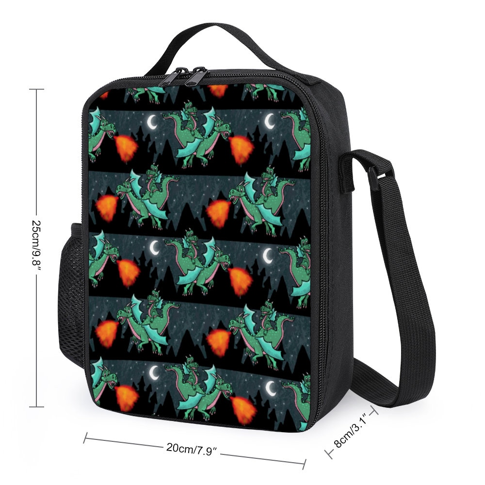 Dragon Insulated Lunch Box, Dinner Bag, Packed Lunch, School ...