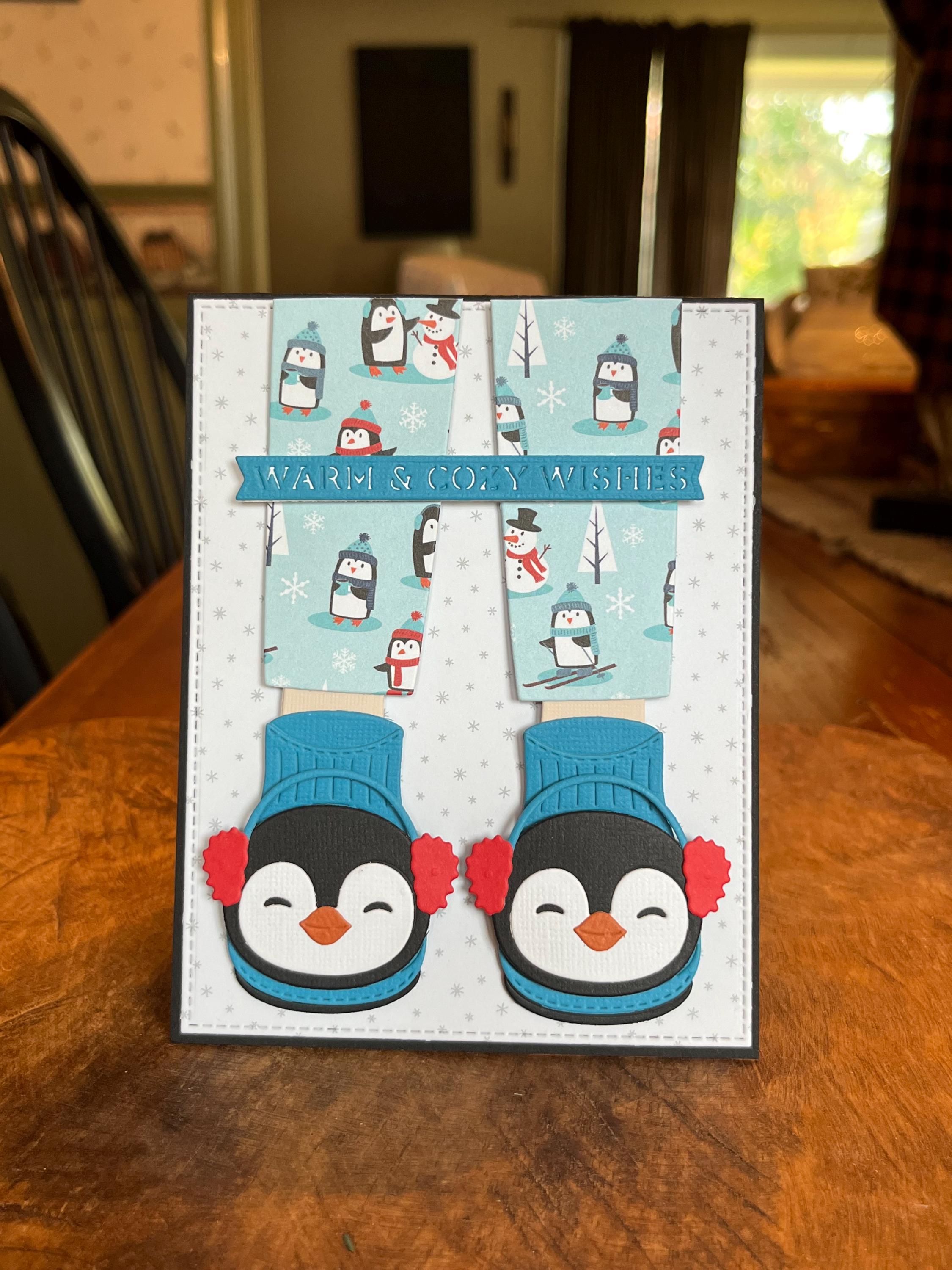 Christmas Cards Cozy Toes Slippers - Etsy