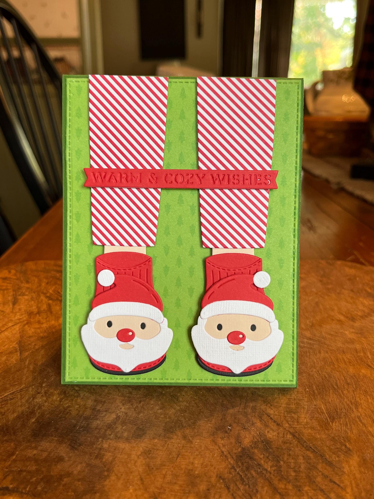 Christmas Cards Cozy Toes Slippers - Etsy