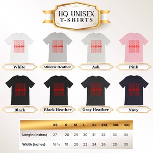 Custom Shirts, Custom Red Text, Custom Tshirt, Custom Shirt, Custom to ...