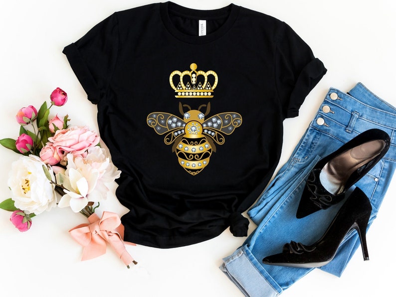 Queen Bee T Shirt Tank Top Kid T-shirt Sweatshirt Hoodie Bee | Etsy