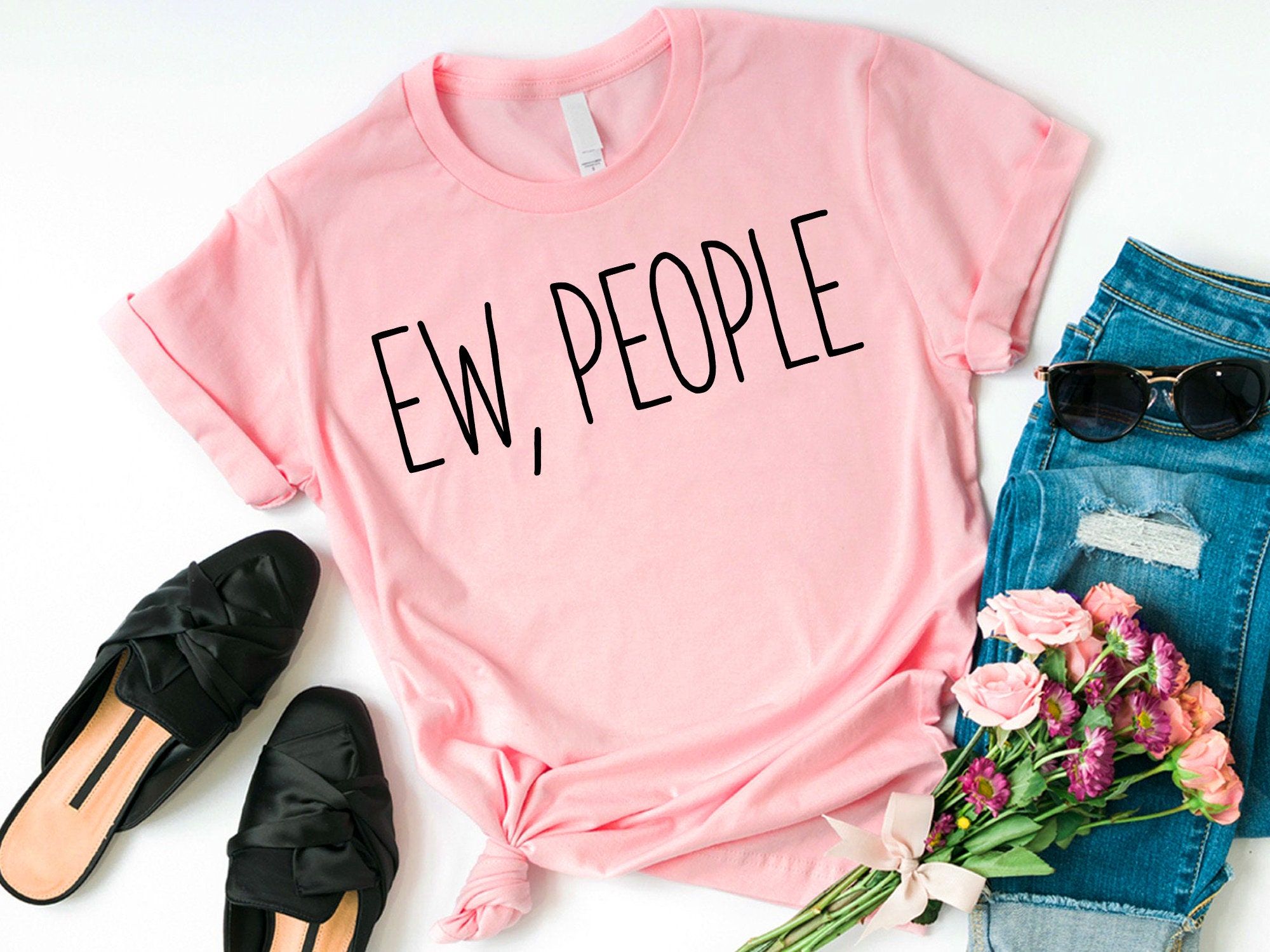 Ew People T Shirt Hipster Shirts & Clothes Sarcasm Ew People | Etsy