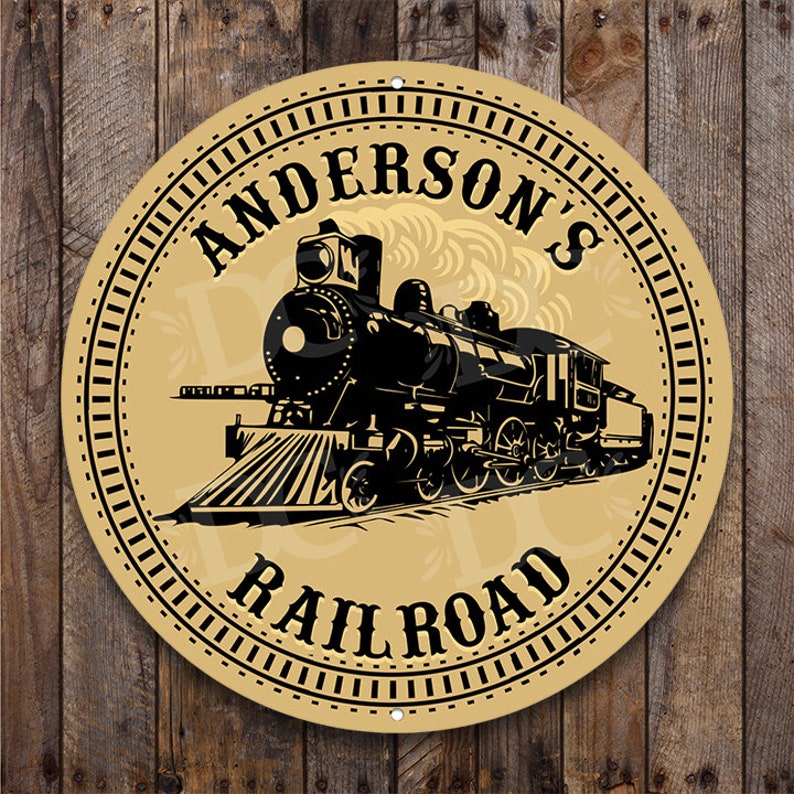 Locomotive Train Room Signs Train Decor Train Station Signs | Etsy