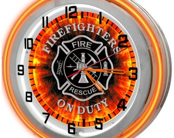 Custom Firefighter Neon Sign - Etsy