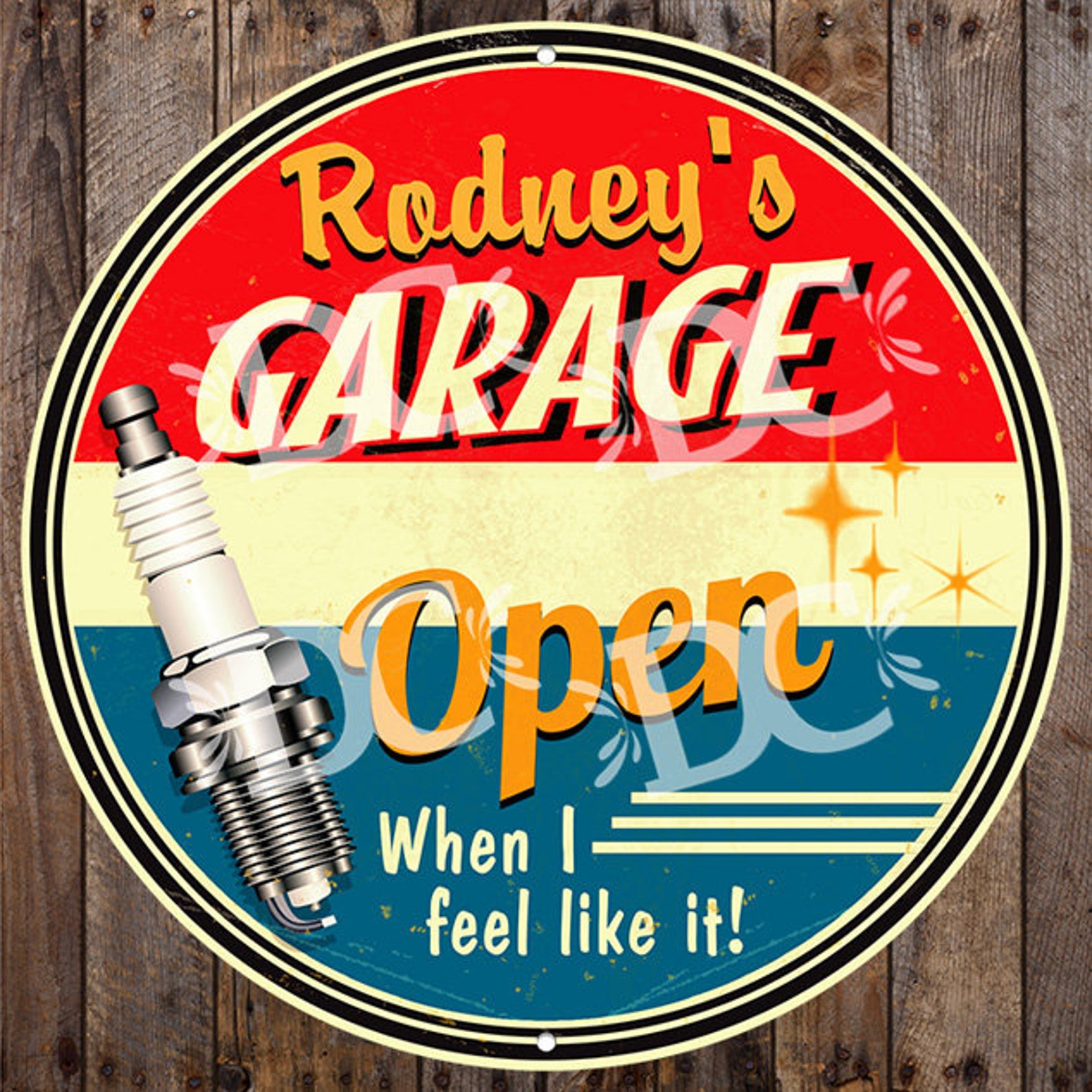 Vintage Open Garage Signs Funny Garage Signs Dad's - Etsy