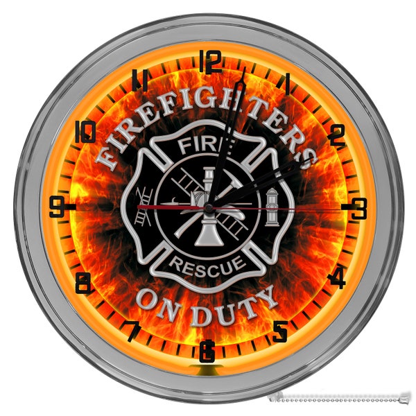 Fire Fighter Clock - Etsy