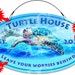 Sea Turtle Themed Metal Personalized Sign, Turtle Signs, Sea Creature ...