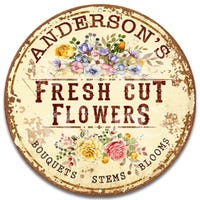 Flower Stand Sign, Fresh Flowers Sign, Flower Farmer, Flower Shop Sign ...
