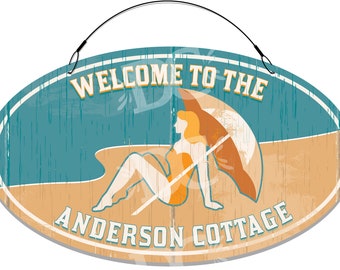 Cottage Welcome Sign | Etsy