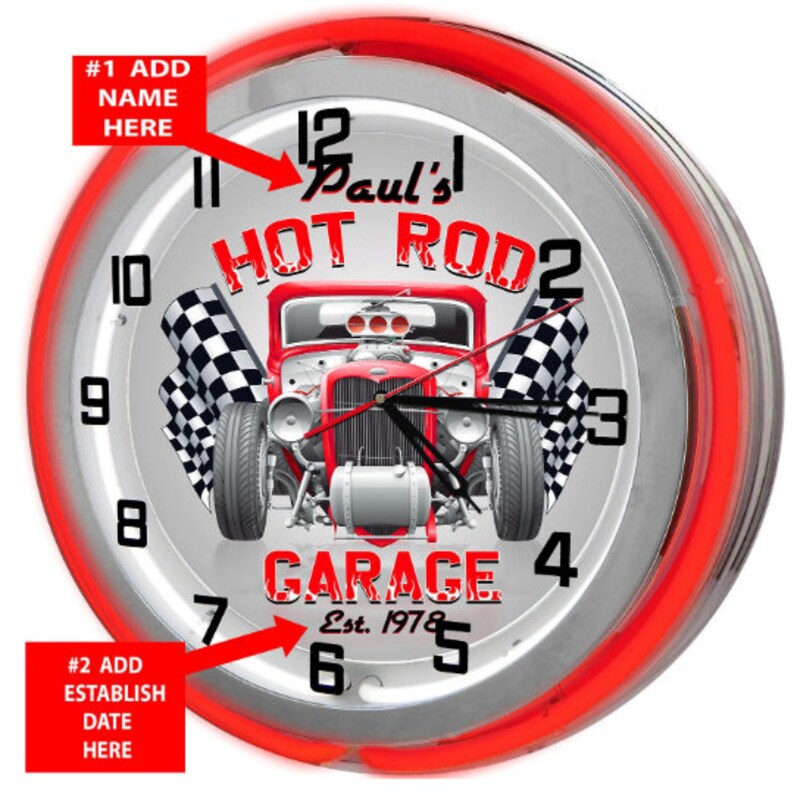Hot Rod Garage Signs Customized, Muscle Car Garage Signs, Custom 19 ...