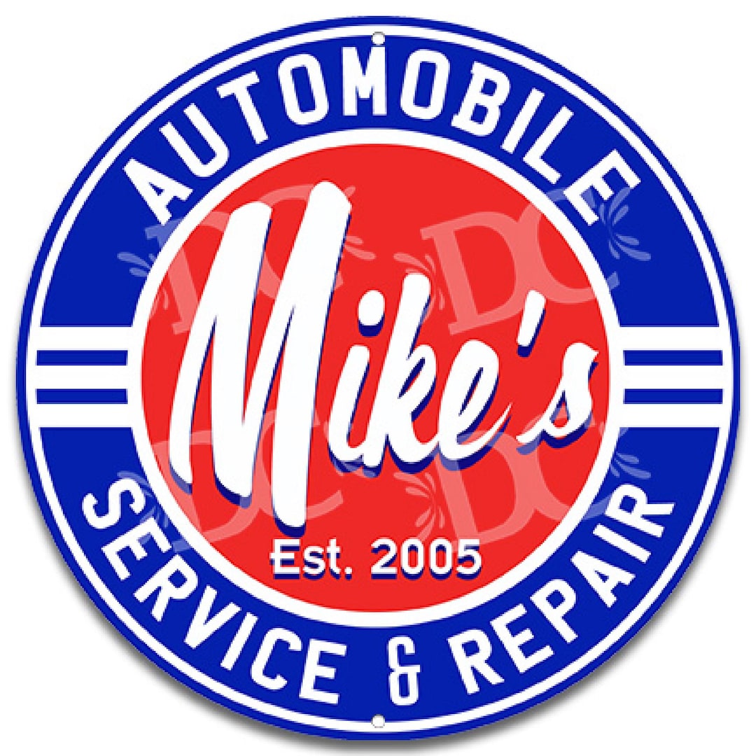Car Repair Personalized Signs, Business Logo Sign, Custom Auto Repair ...