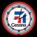 Cessna 19 Neon Garage Clock, Cessna Airplane Clock, Cessna Signs ...
