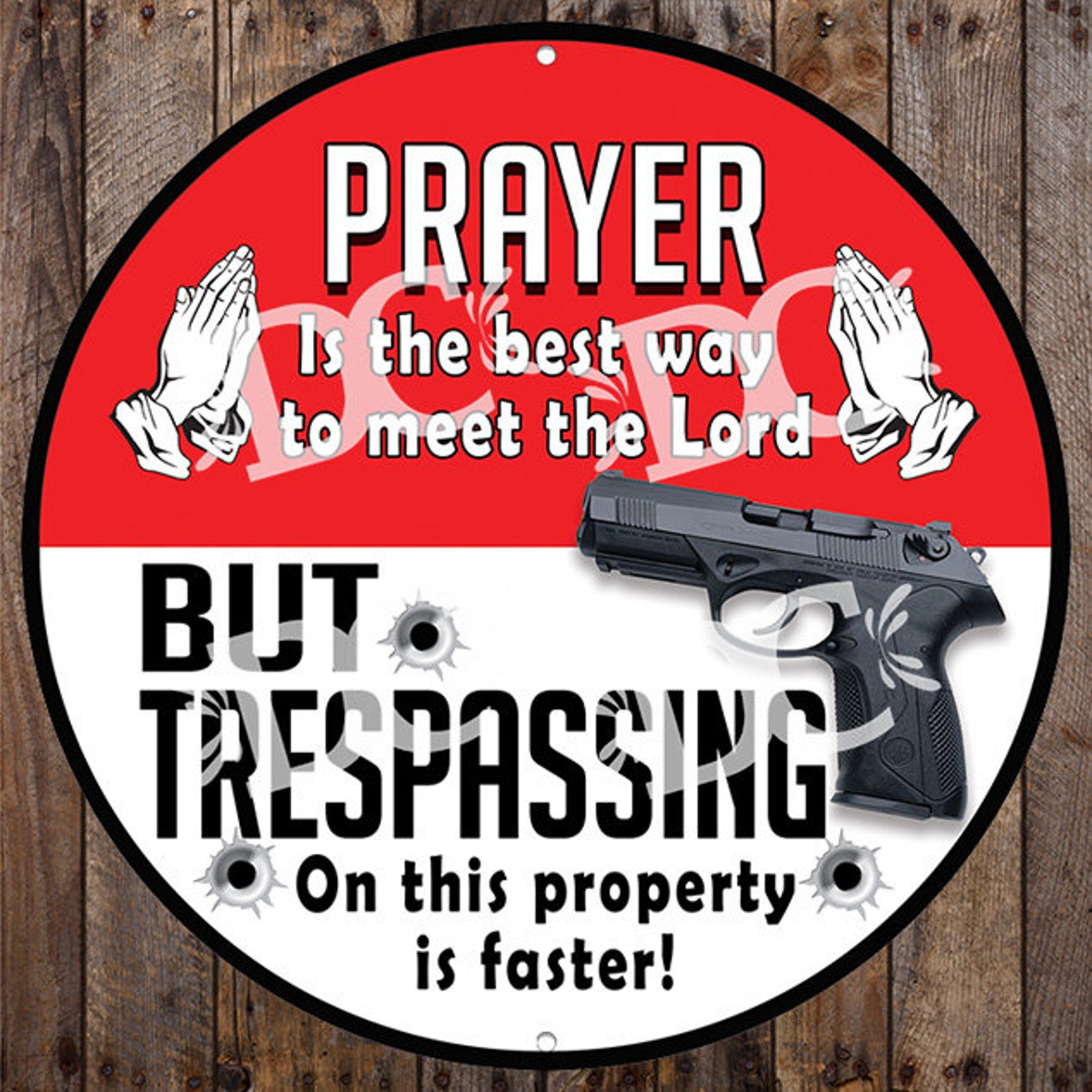 Trespassing Warning Signs Trespassing Home Warning Sign Gun - Etsy