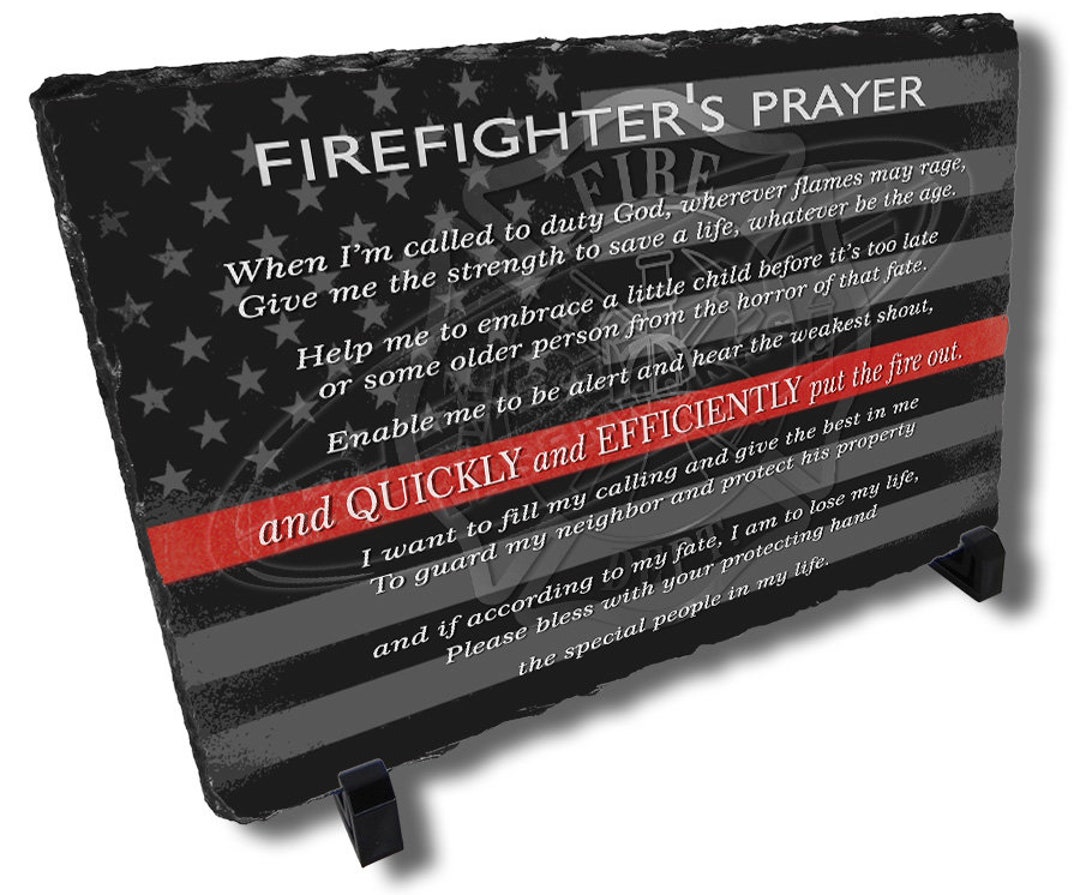 Police Officer Prayer Plaque, Firefighter Prayer Plaques, First ...