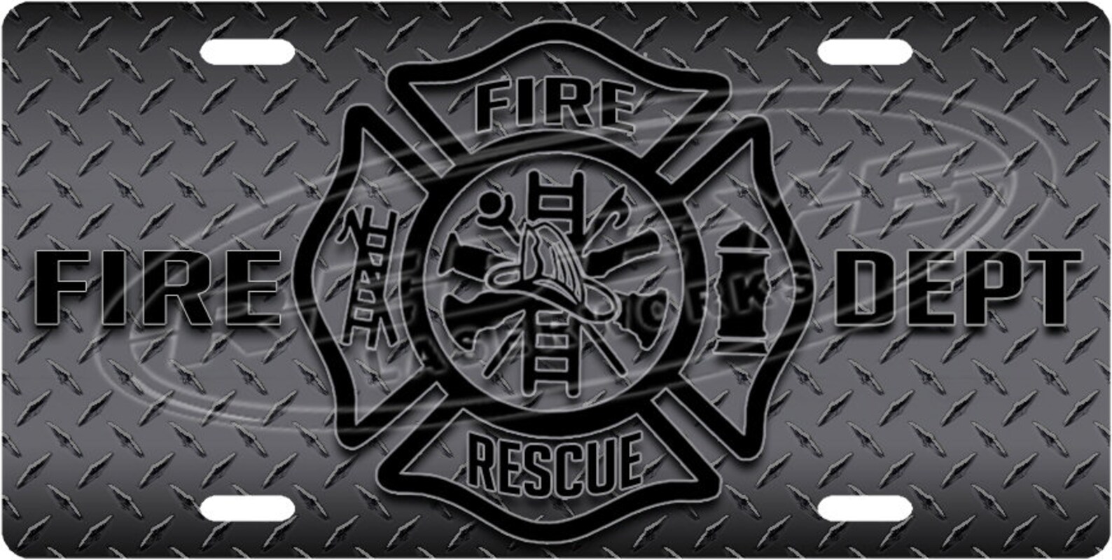 Fire Department License Plate Tag Firefighter License Plates - Etsy