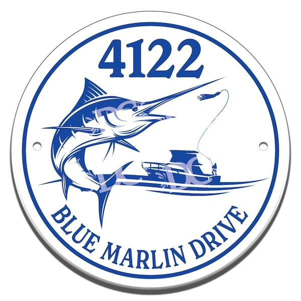 Blue Marlin - Etsy